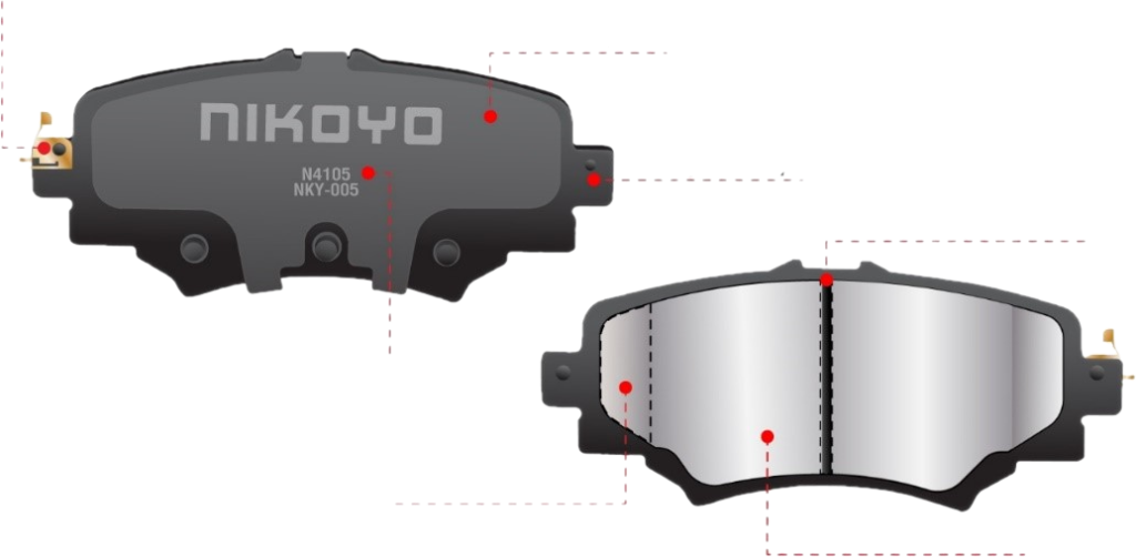 นิโคโย่เบรค - ผ้าเบรคเซรามิค NIKOYO BRAKE